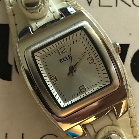 Relic | Accessories | Relic Watch Genuine Leather Band Working | Poshmark